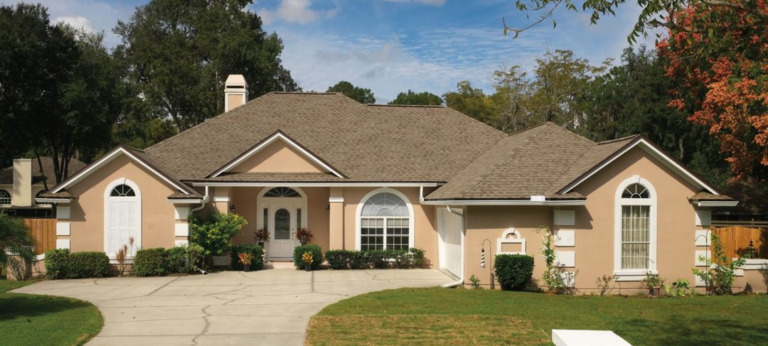 Gaf Driftwood Shingles On House