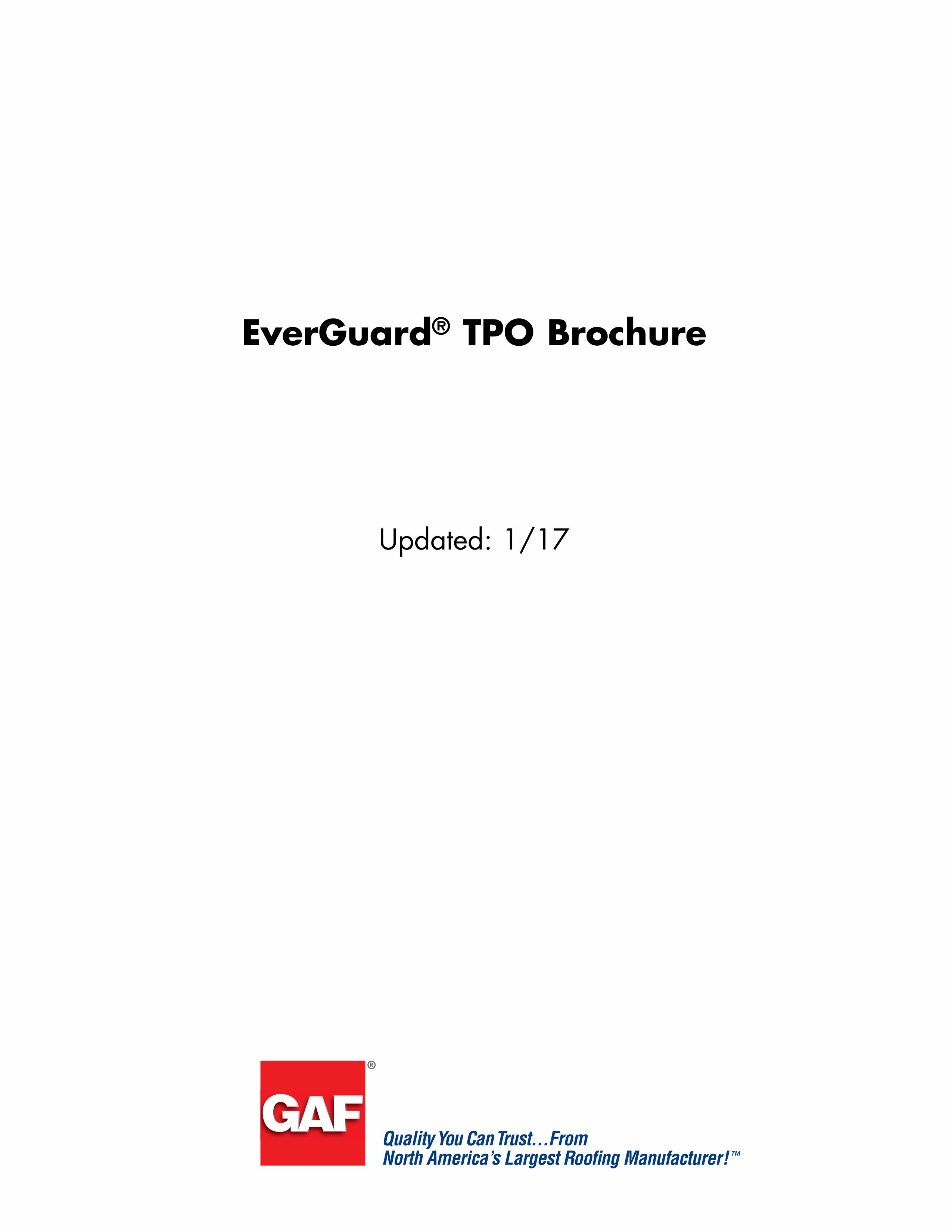 EverGuard TPO Brochure | Shibam Ventures